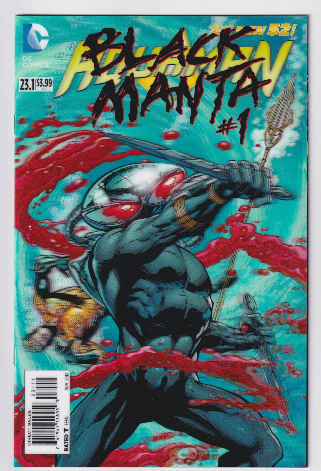 Dc Comics Aquaman Issue 23 1 Black Manta 1 The New 52