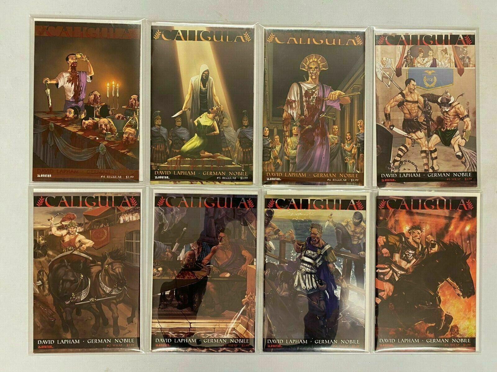 Caligula comic lot 16 different NM (2011-13 Avatar) | Comic Books ...