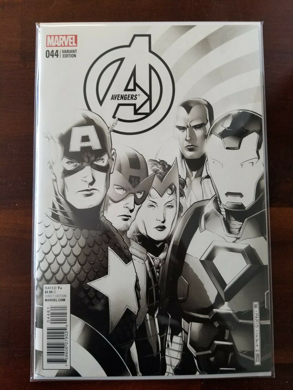 Avengers #44 (2015) NM Jim Cheung End of An Era SKETCH VARIANT Marvel ...
