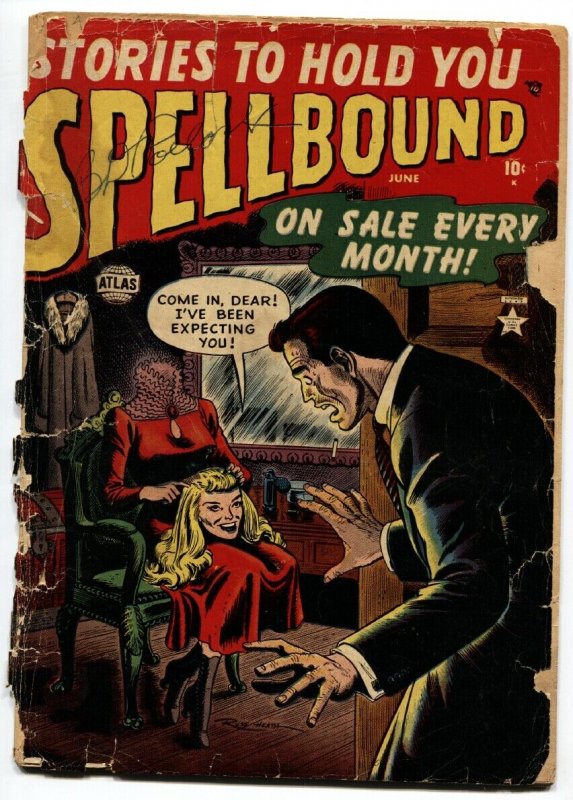 Spellbound #4 comic book DECAPITATION 1952-Atlas-pre-code horror-Russ Heath | Comic Books ...