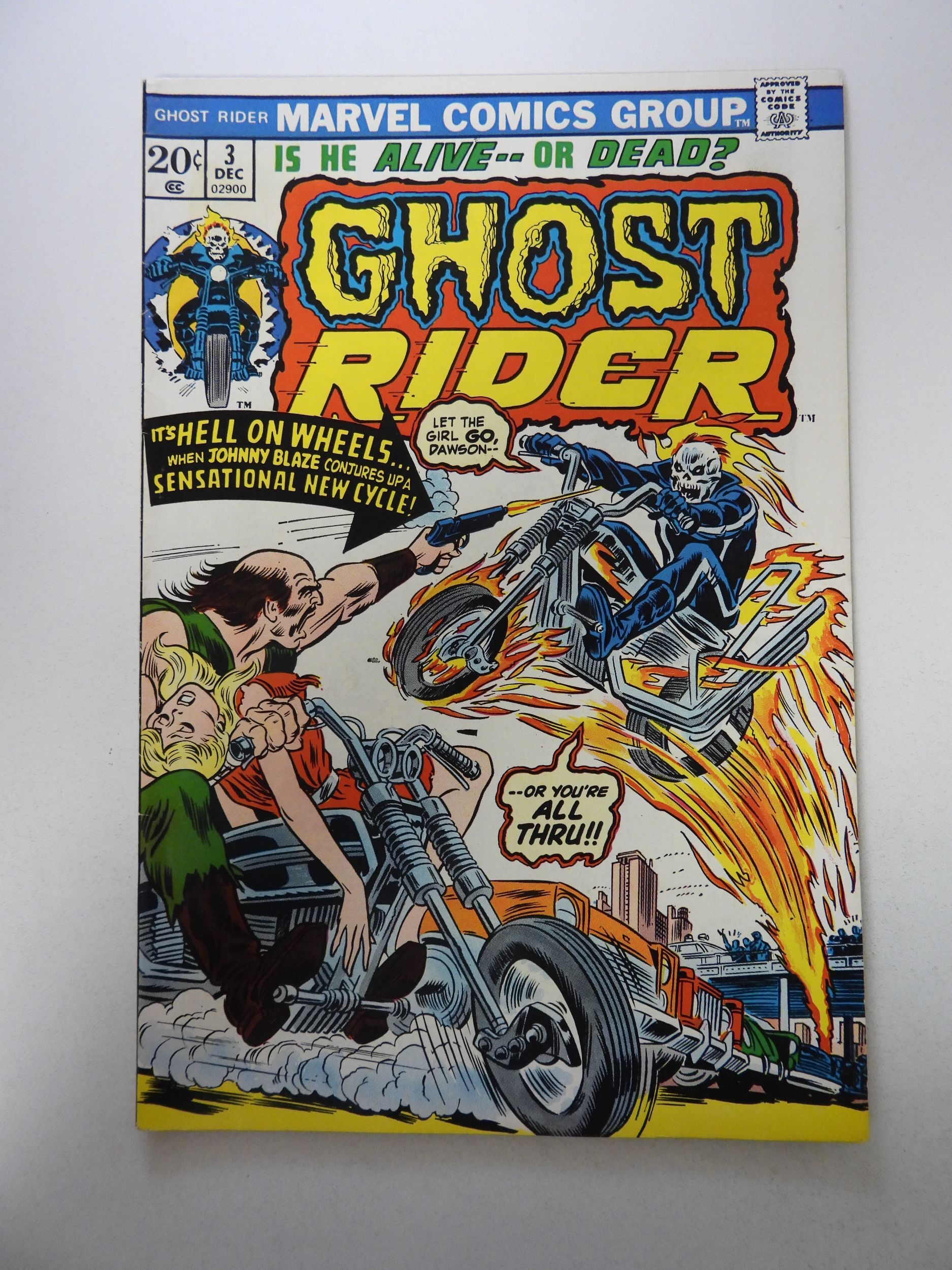 Ghost Rider #3 (1973) FN/VF condition | Comic Books - Bronze Age ...