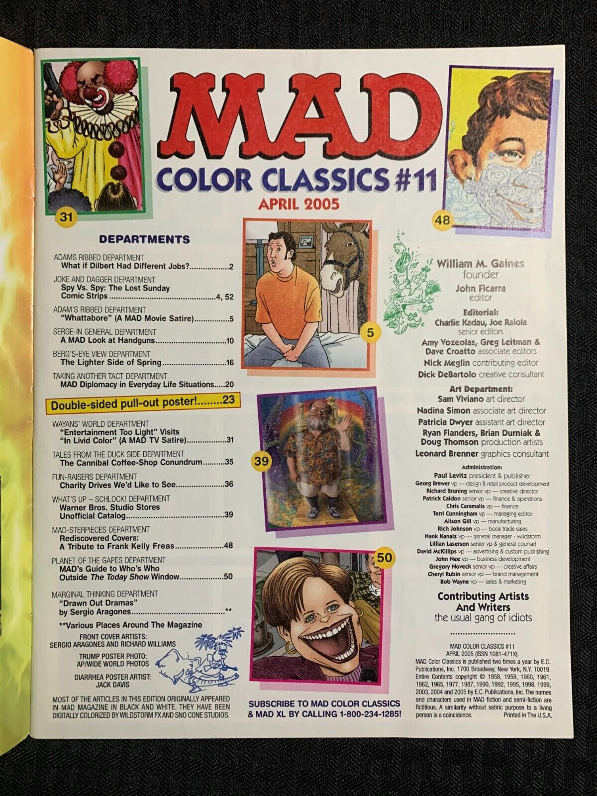 2005 MAD COLOR CLASSICS Magazine #11 FN 6.0 Alfred E Neuman / 2-Sided ...