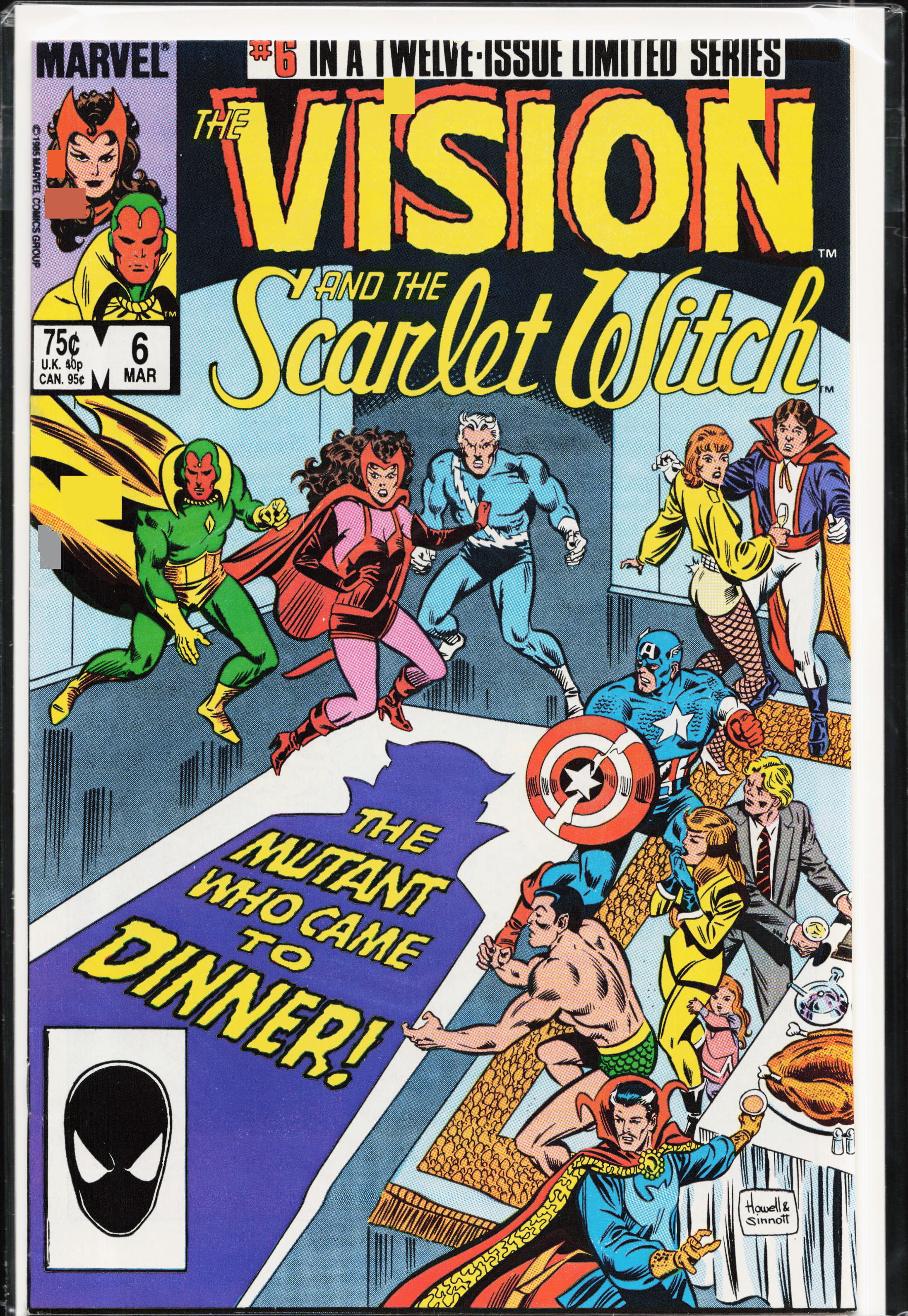 The Vision and the Scarlet Witch #6 (1986) The Vision | Comic Books ...