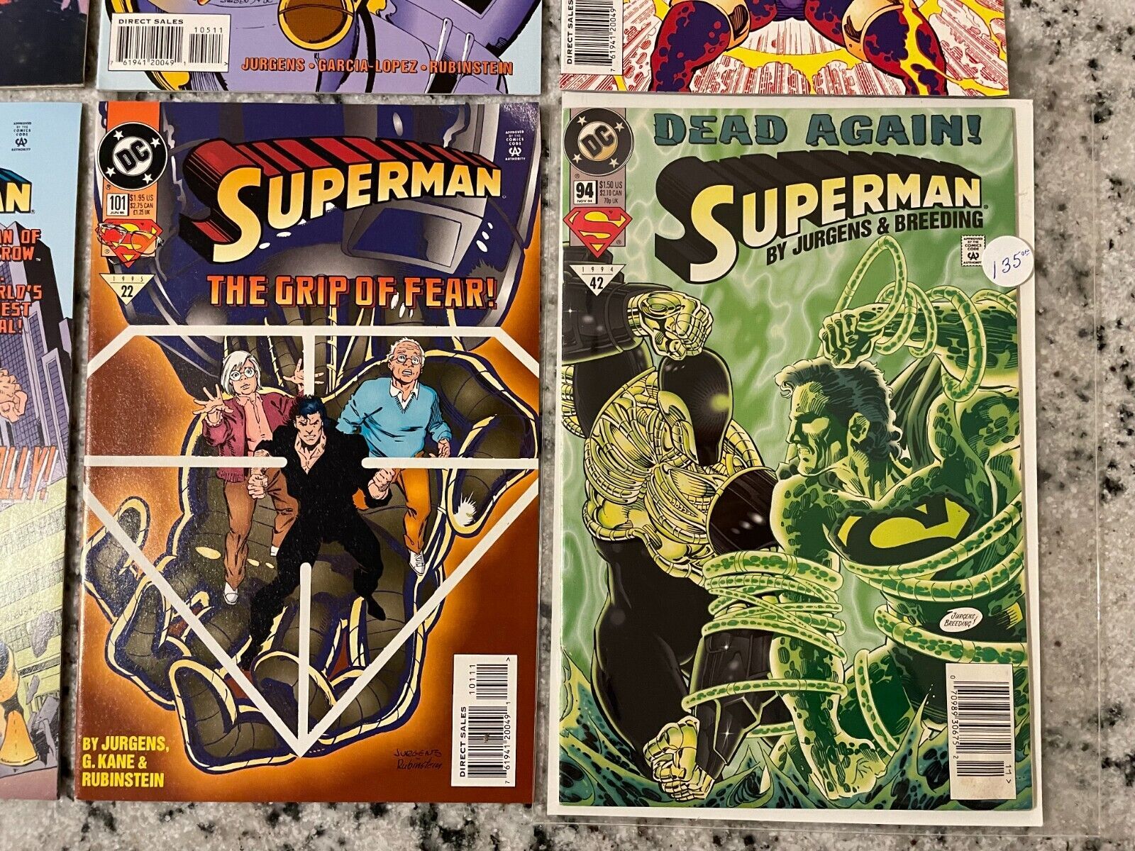6 Superman DC Comic Books # 94 101 102 103 105 0 Batman Flash Atom Arrow J961 | Comic Books ...