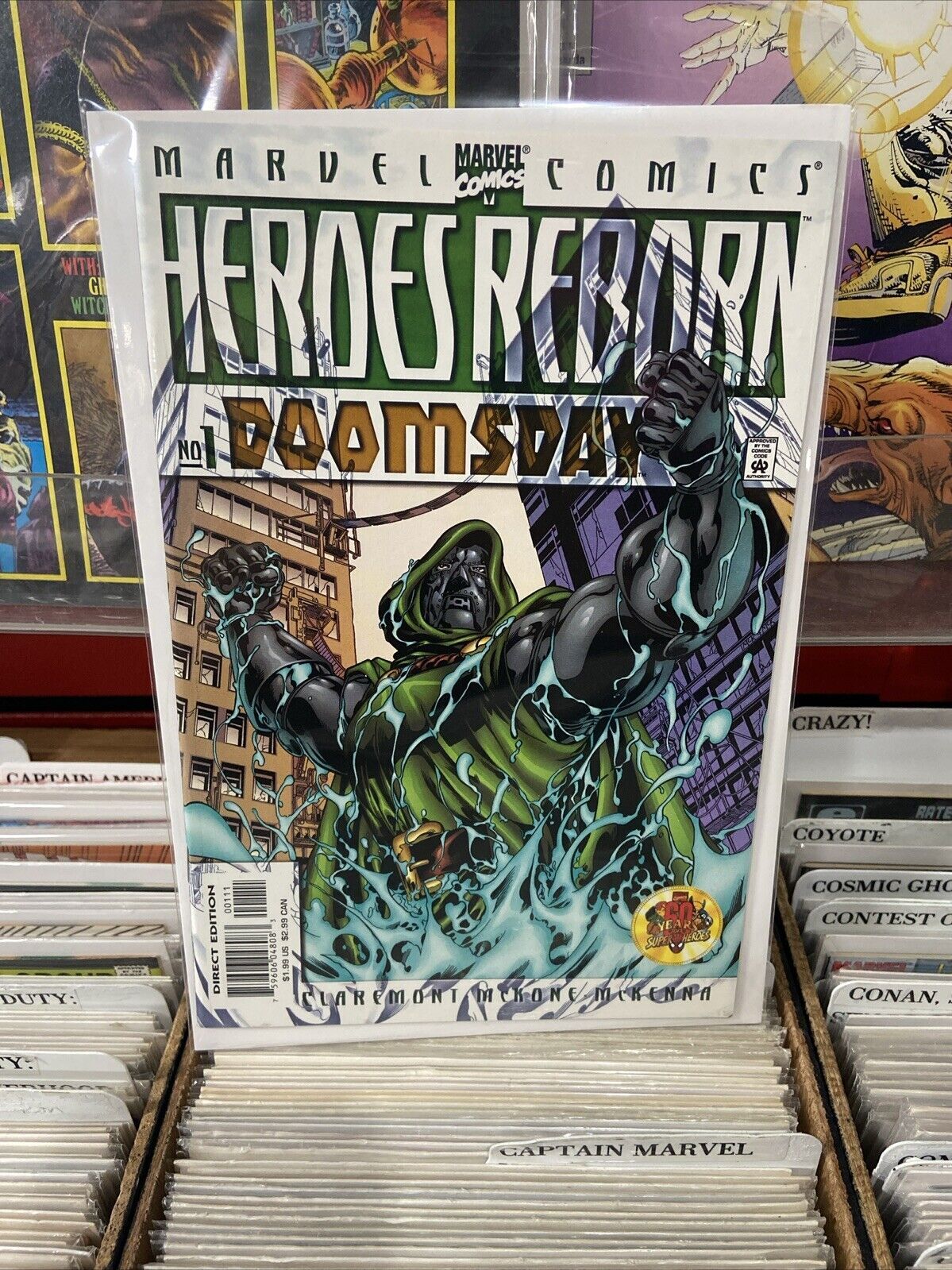 Marvel Comics Heroes Reborn Doomsday #1 Comic Book Dr Doom 2000 | Comic ...