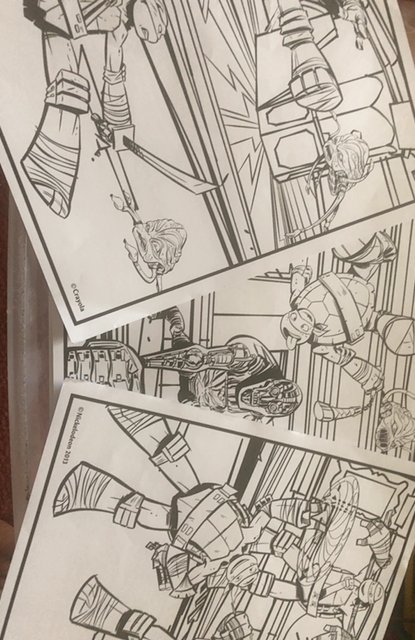 12(2sided)TMNT 2013 coloring pages- one page colored | Comic ...