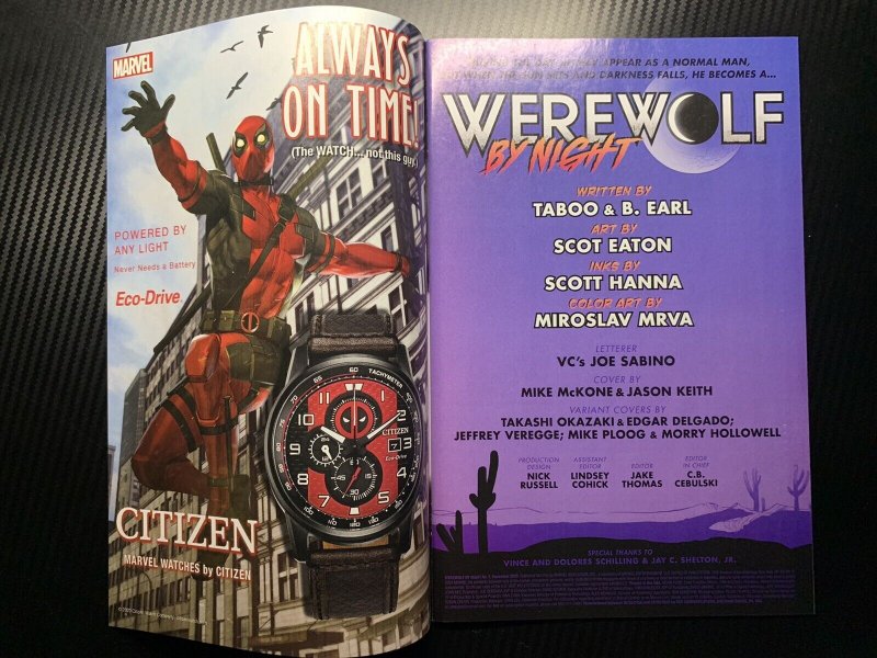 Werewolf by night #1 NM first print 2020 series 1st Appearance Jake ...