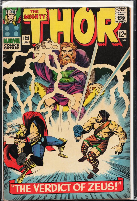 Thor #129 (1966) Thor [Key Issue] | Comic Books - Silver Age, Marvel ...