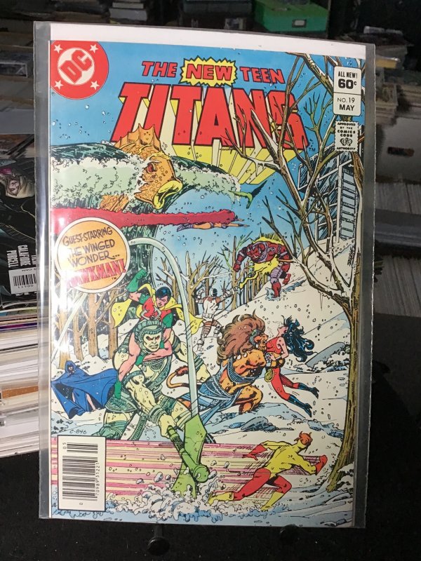 The New Teen Titans #19 Newsstand Edition (1982) | Comic Books - Bronze Age, DC Comics, Teen ...