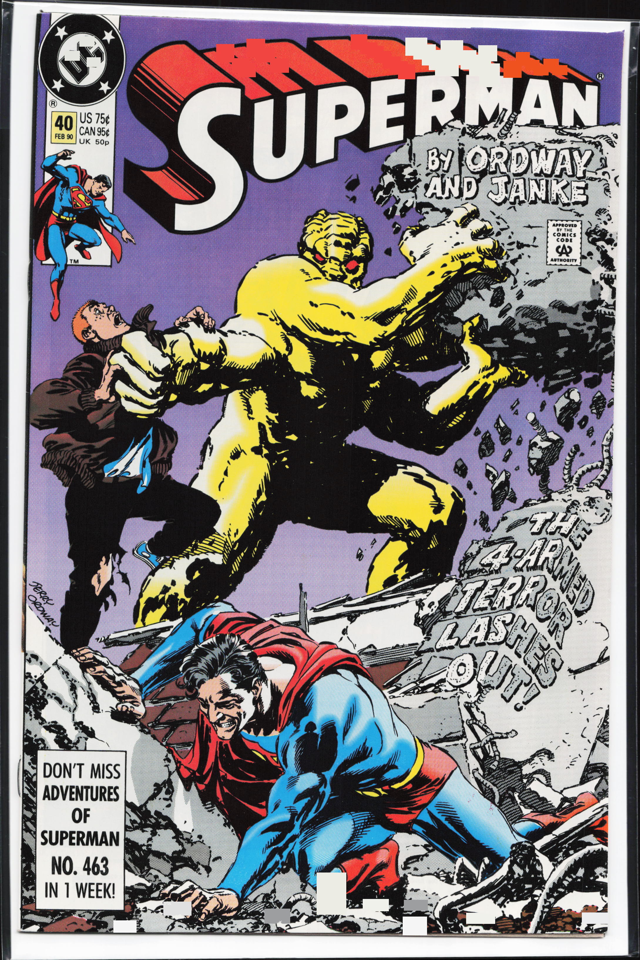 Superman #40 (1990) Superman | Comic Books - Copper Age, DC Comics ...