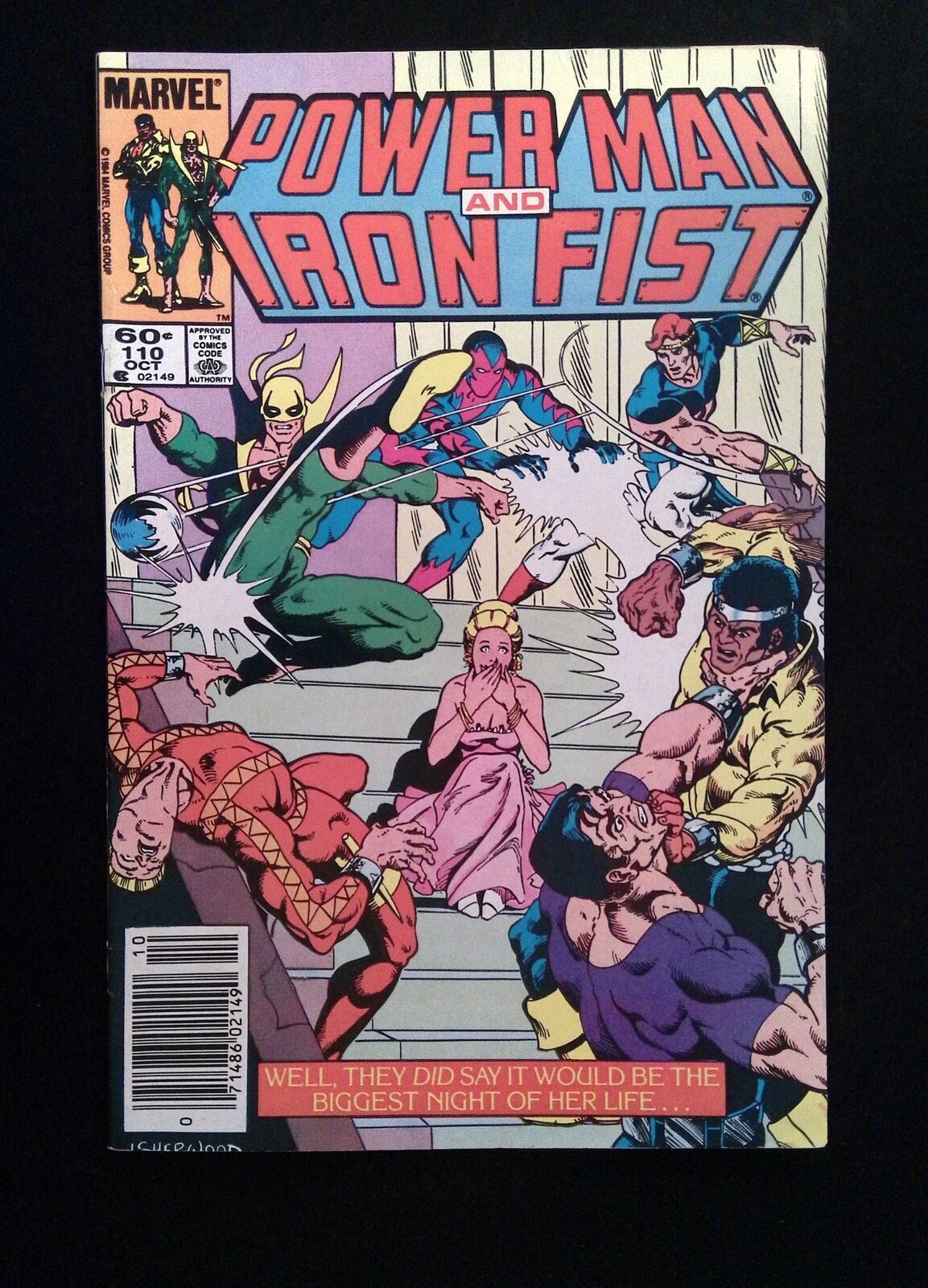 Power Man and Iron Fist #110 MARVEL Comics 1984 FN+ NEWSSTAND | Comic ...