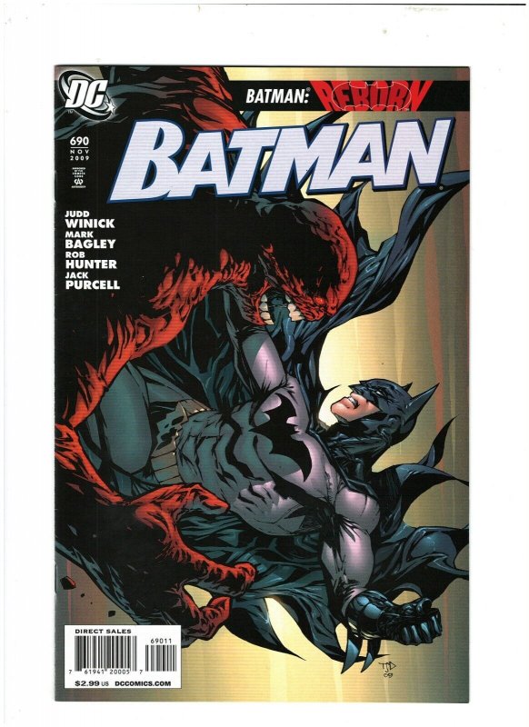 Batman #690 DC Comics 2009 Mark Bagley Batman: Reborn NM- 9.2 | Comic ...
