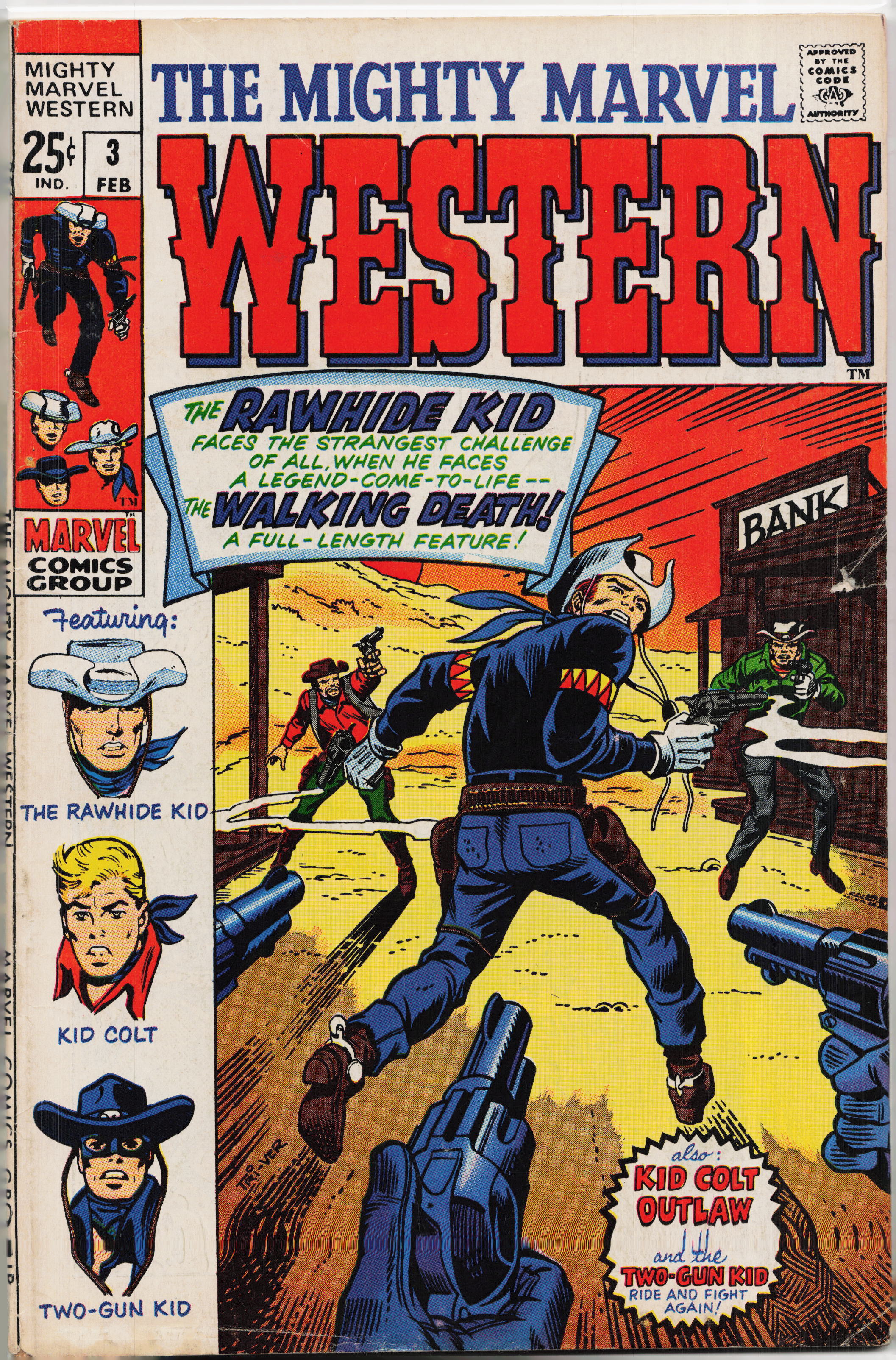 The Mighty Marvel Western #3 (1969) Rawhide Kid | Comic Books - Silver ...