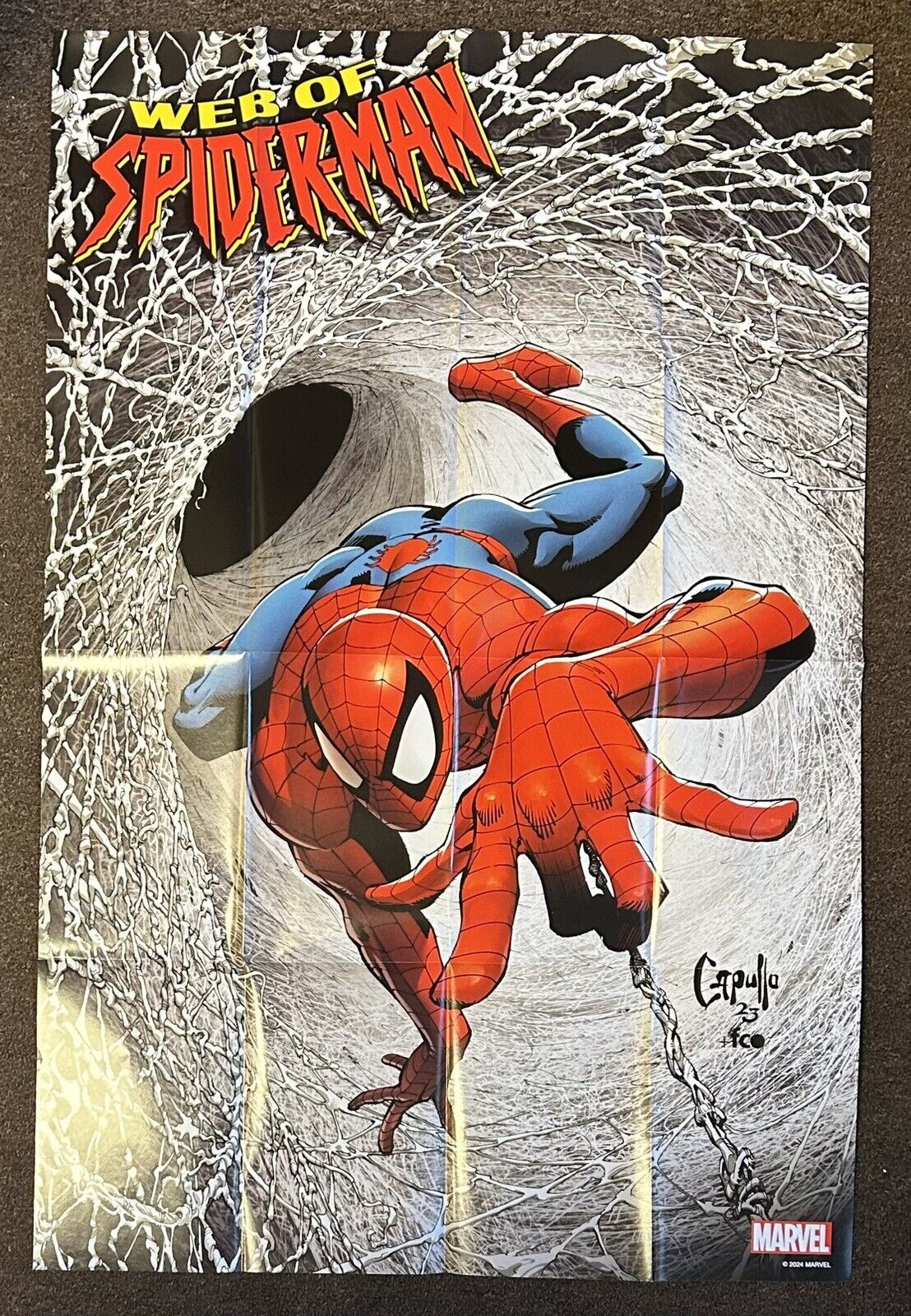 Web Of Spider-Man #1 Greg Capullo Promo Poster 2024 Marvel 24x36 New ...