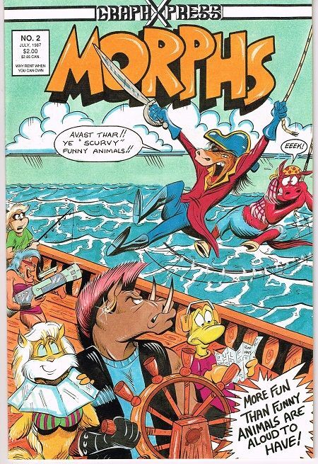Morphs #2 (1987) | Comic Books - Copper Age, Funny Animal / HipComic