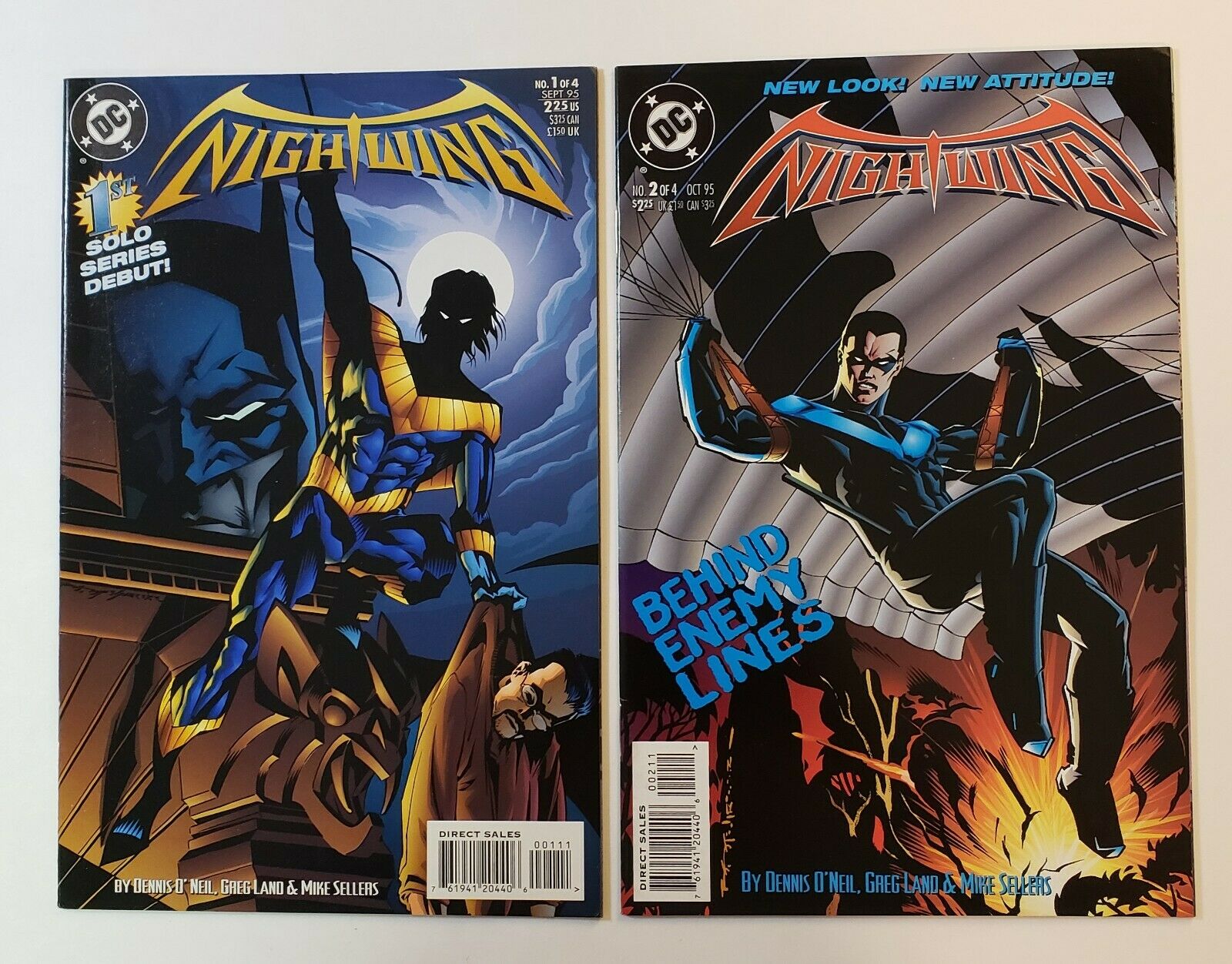 Nightwing #1-4 Complete Set 1st Solo Series debut! DC Comics 1995 VF/NM ...