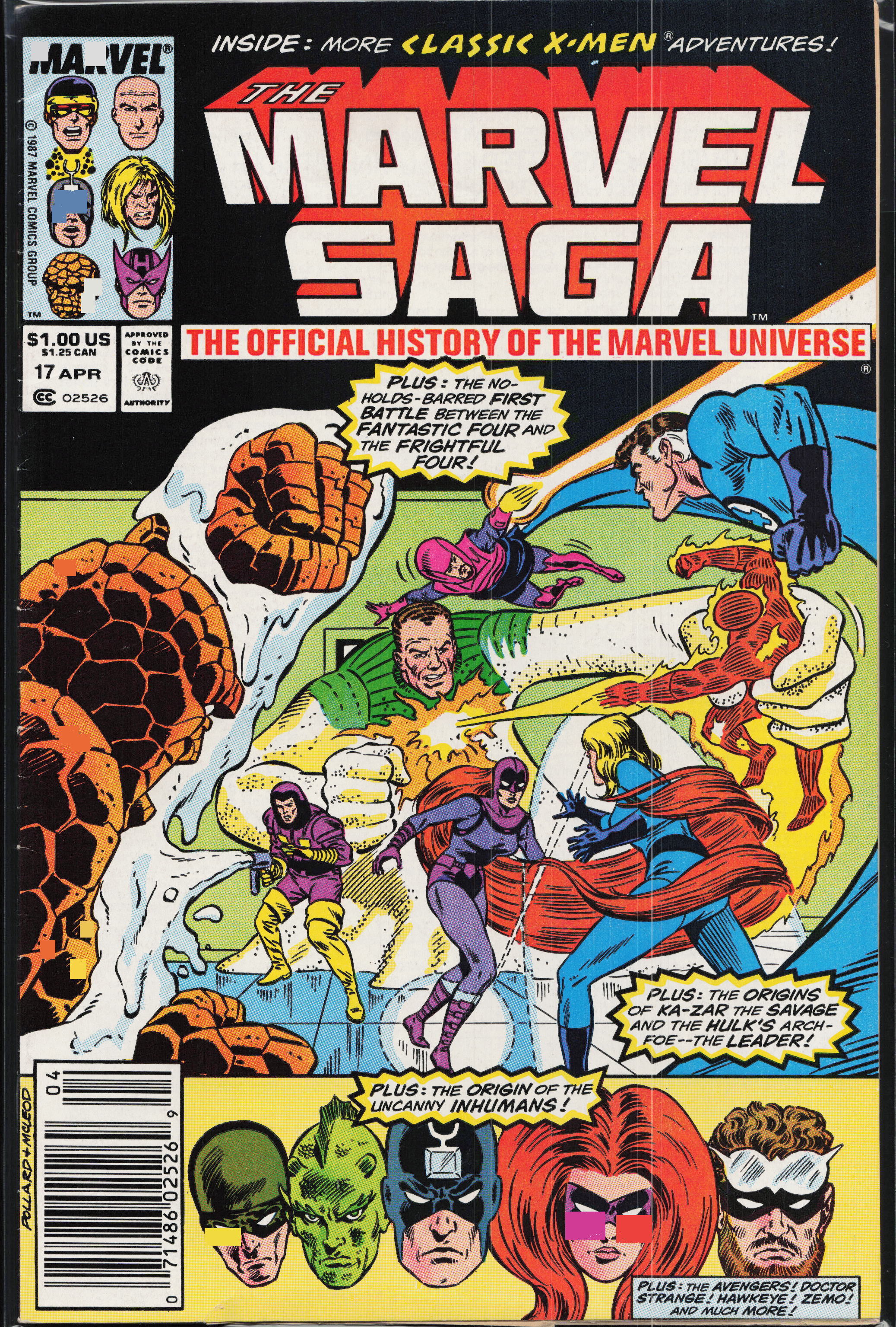 The Marvel Saga The Official History of the Marvel Universe #17 (1987 ...
