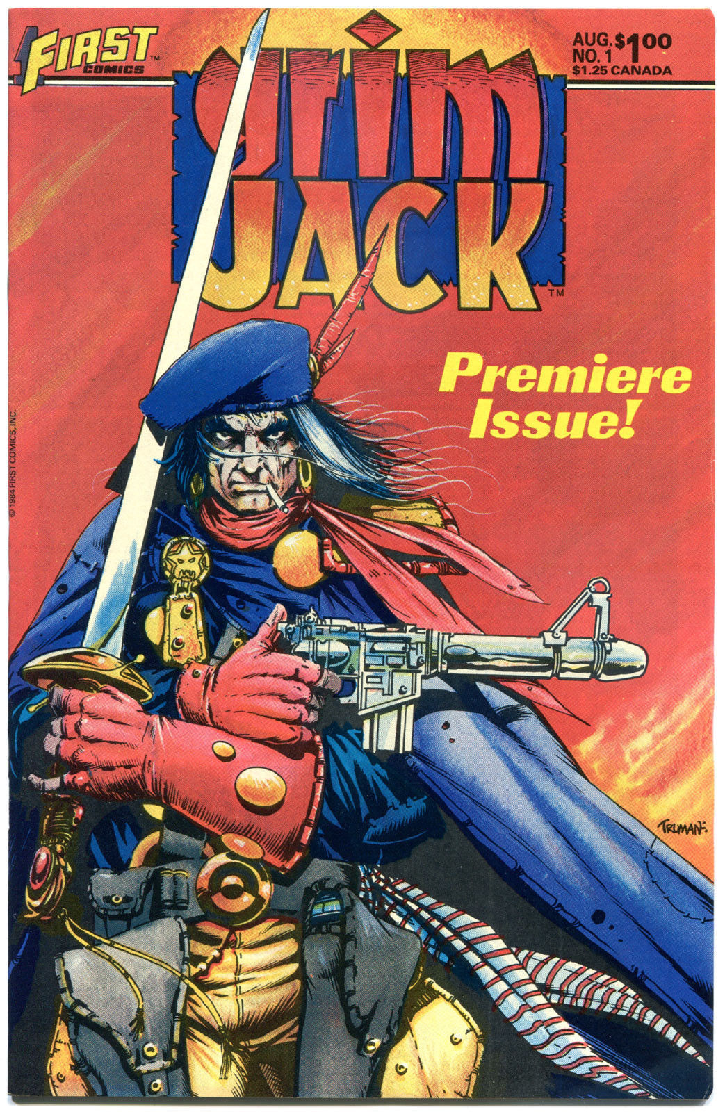 GRIM JACK #1 2 3 4 5 6 7 8 9 10-81,no 46, VF+, Tim Truman, TMNT, 1984 ...