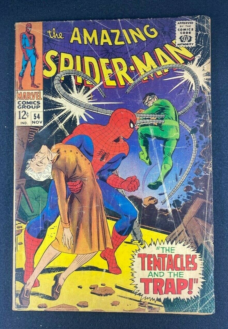 Amazing Spider-Man (1963) #54 GD (2.0) Doctor Octopus Aunt May John ...