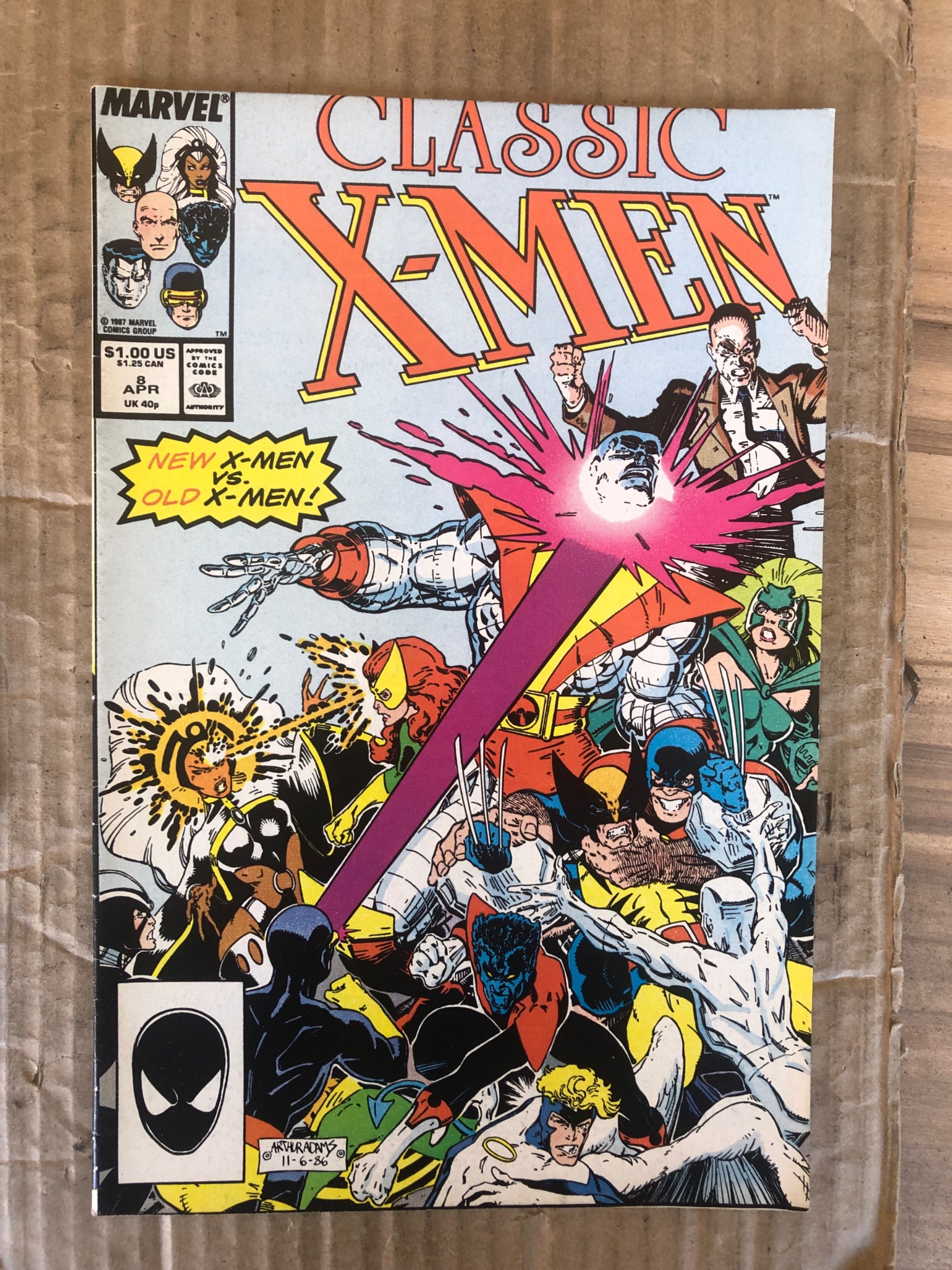 Classic X-Men #8 (1987) | Comic Books - Copper Age, Marvel, X-Men ...