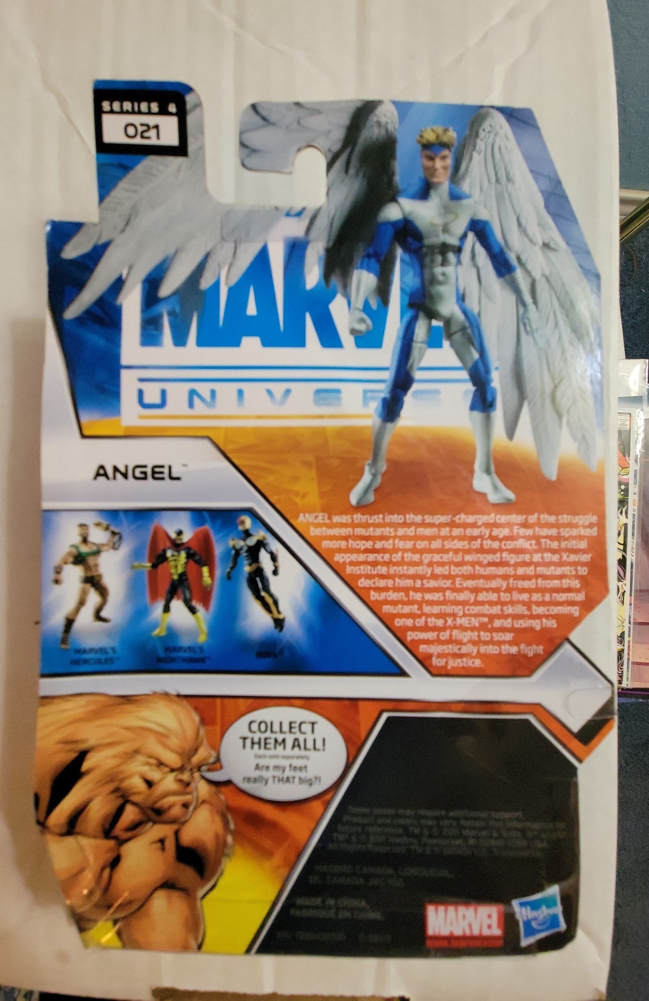 Marvel Universe Series 4 021 Angel Action Figure | Comic Collectibles ...