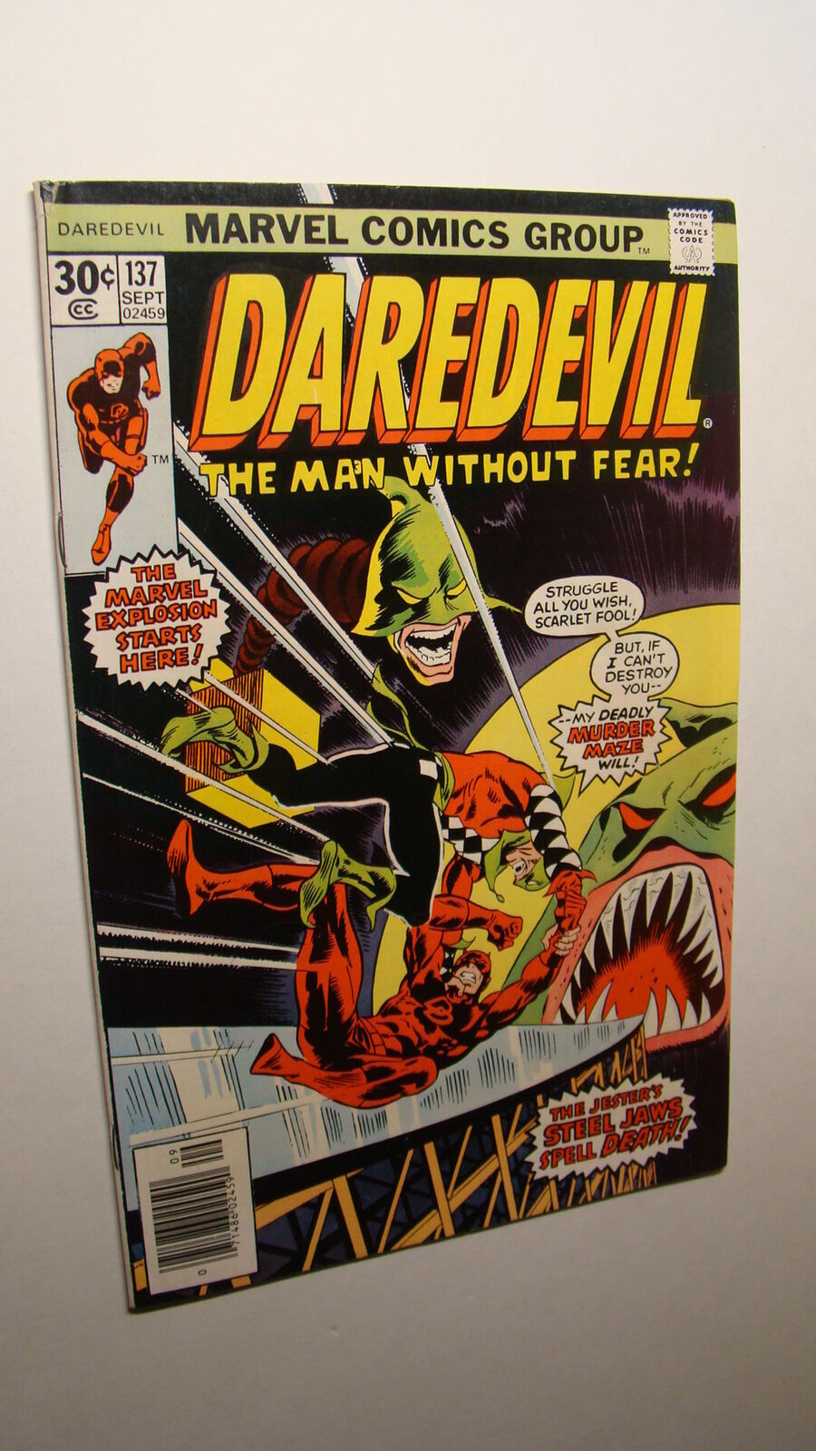 Daredevil 137 *Nice Copy* VS the Jester Bronze AGE Marvel | Comic Books ...