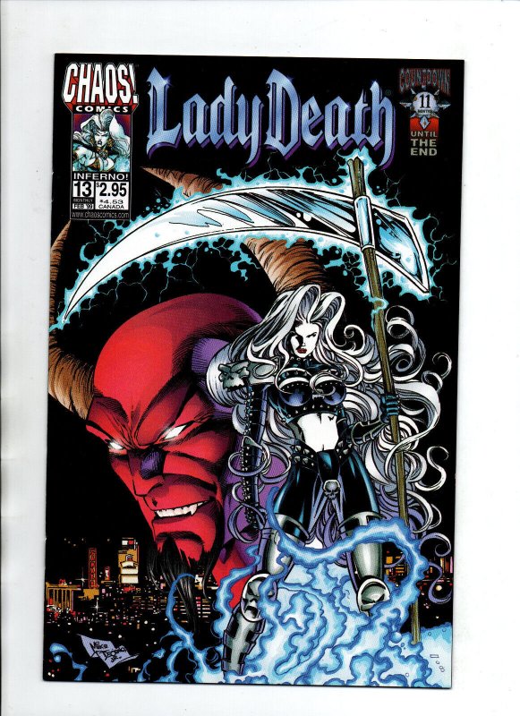 Lady Death #13 14 15 & 16 Inferno Complete Set - Hughes - Chaos - 1999 ...