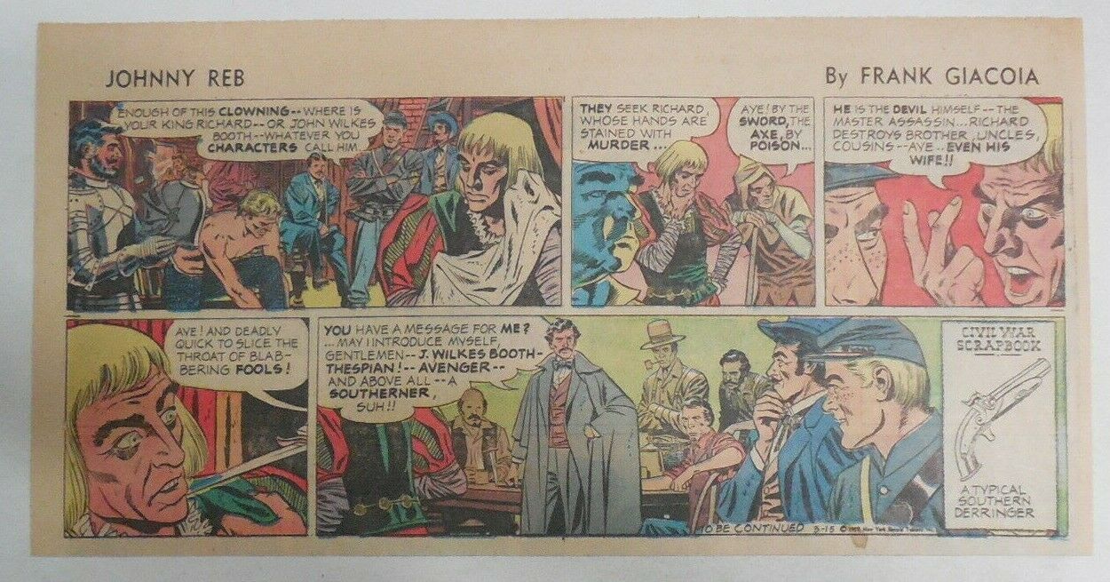 Johnny Reb Sunday by Frank Giacoia & Jack Kirby from 3/15/1959 Third ...
