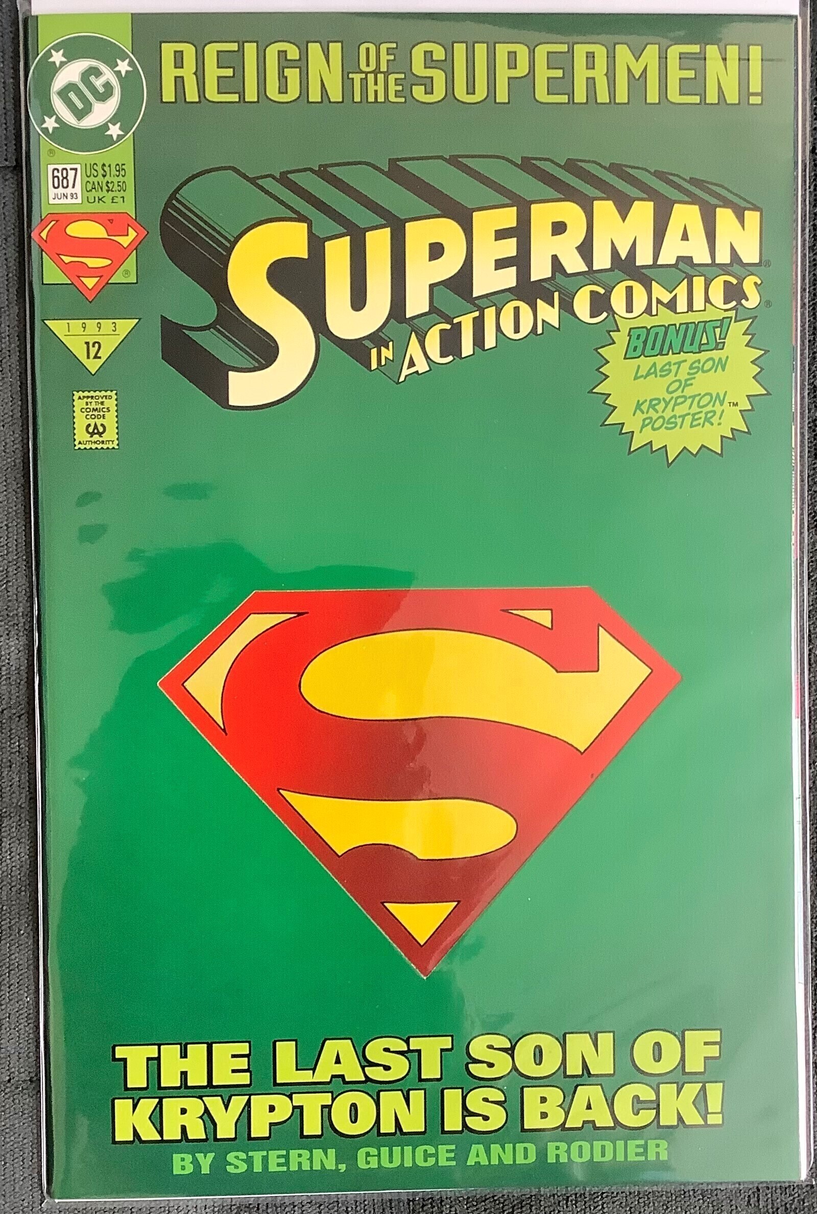 Action Comics #687 Collector's Edition Variant (1993, DC) NM/MT | Comic ...