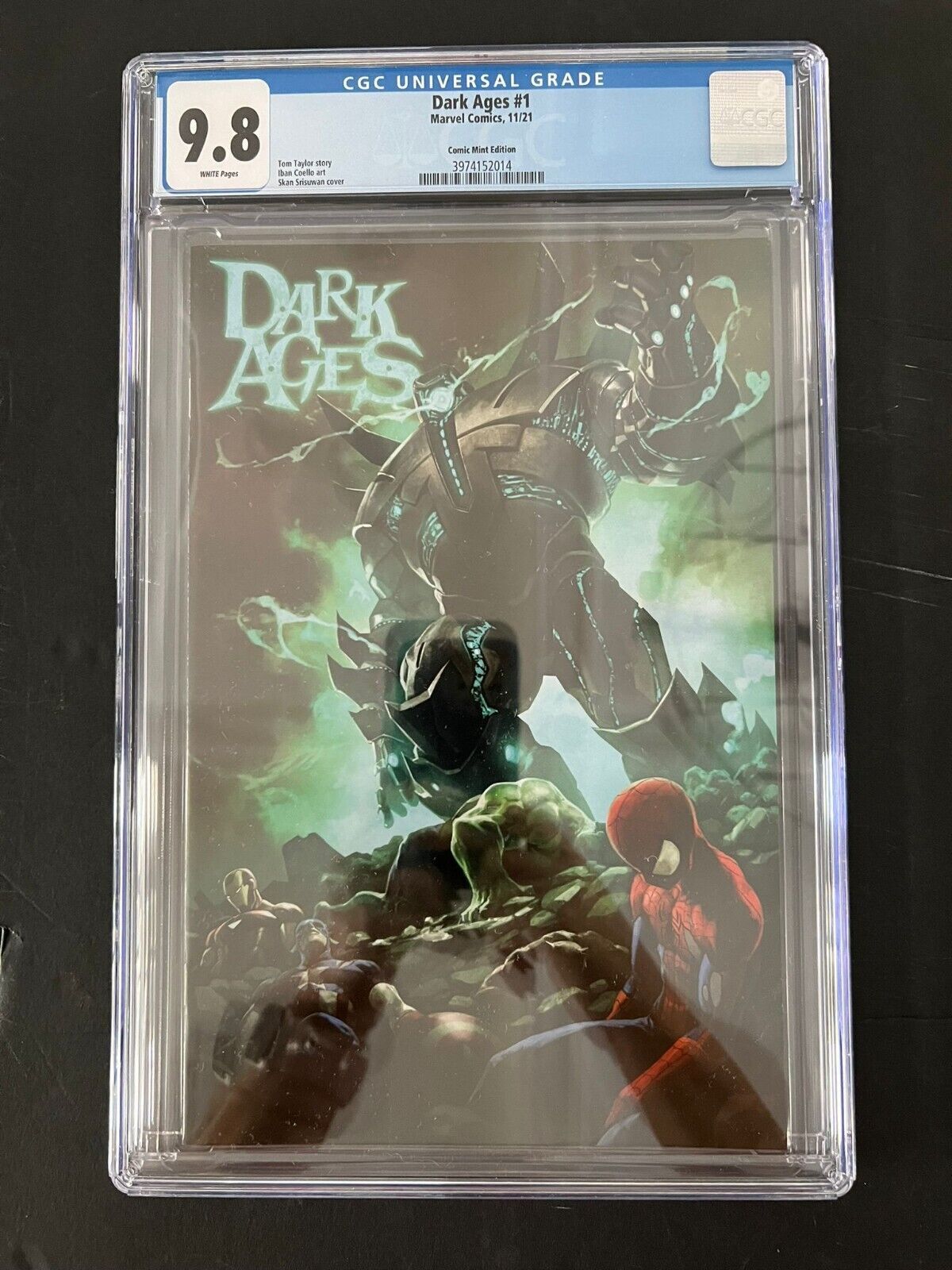 Dark Ages #1 Marvel Skan Srisuwan Trade Dress Variant CGC 9.8 NM 1st ...