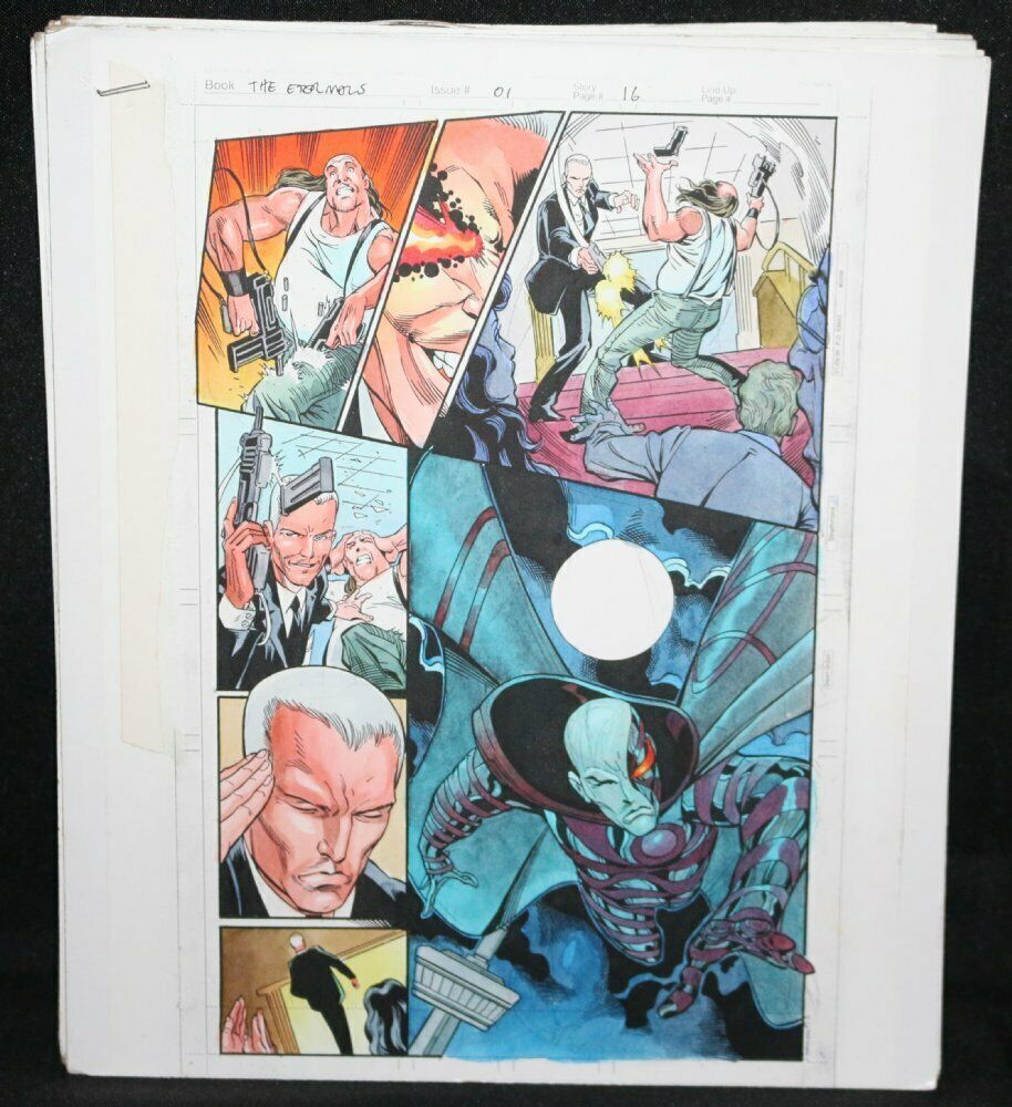 New Eternals: Apocalypse Now #1 p.16 Color Guide Art - Psykos - by John ...