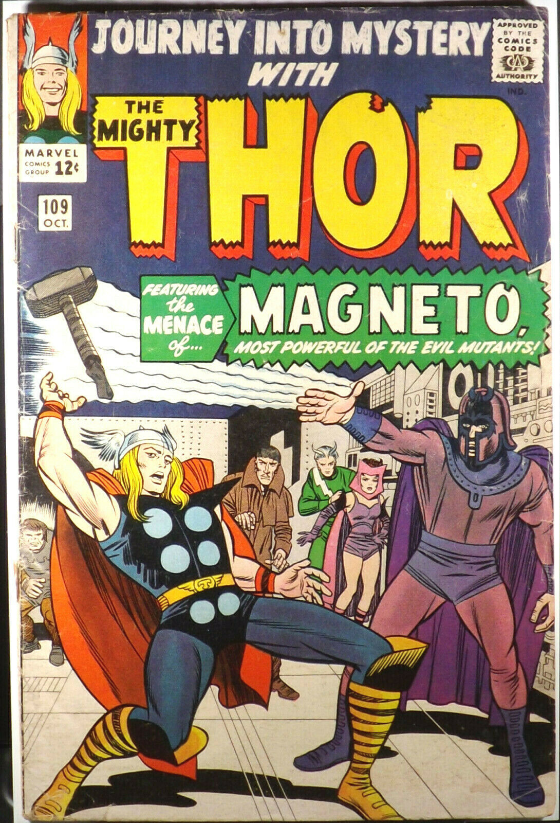 JOURNEY INTO MYSTERY #109 4th Appearance of Scarlet Witch 1964 Thor VG ...