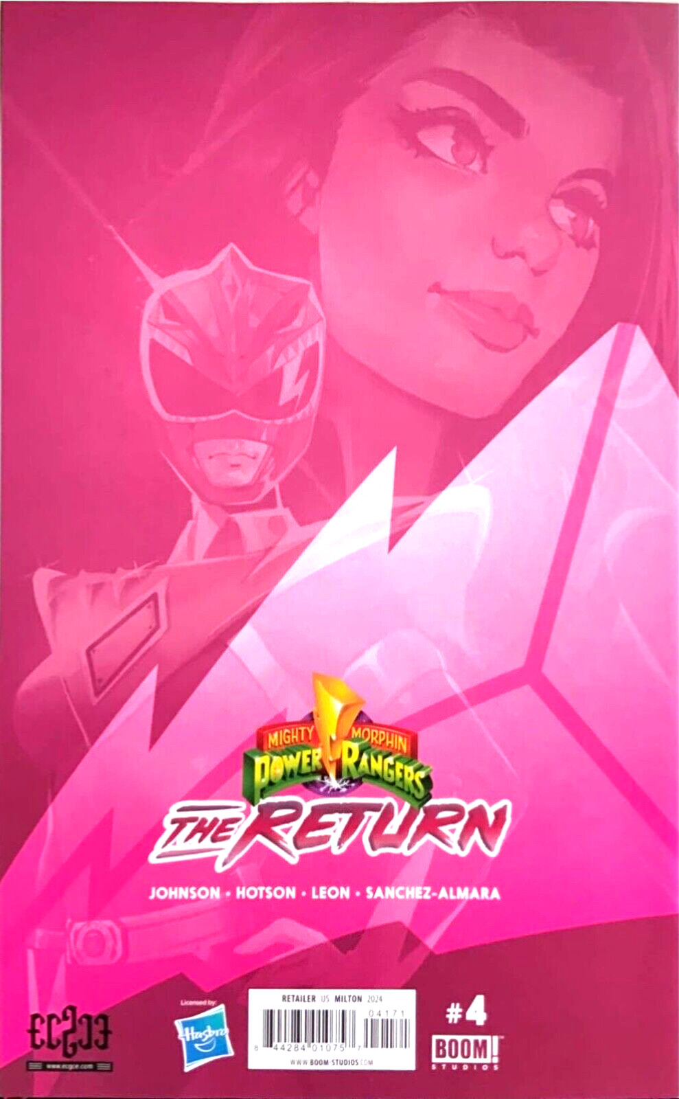 Mighty Morphin Power Rangers: the Return #4 Ecgce Exclusive MEL Milton ...