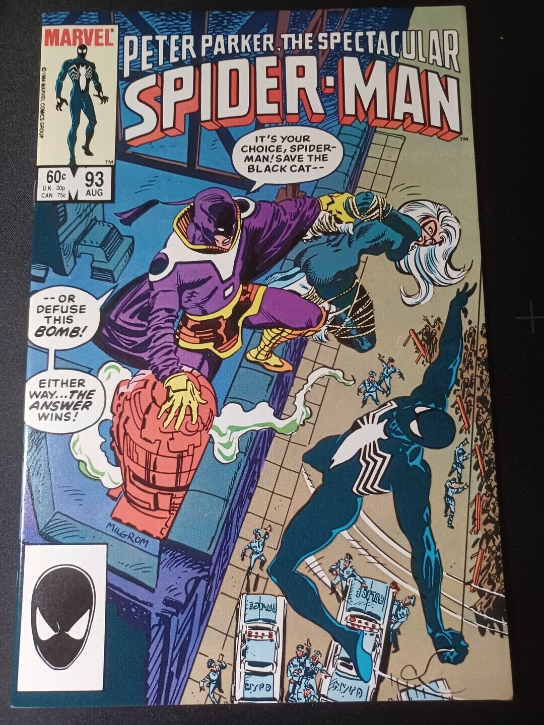 Spectacular Spider-Man #93 Black Cat NM Marvel Comics C118A | Comic ...