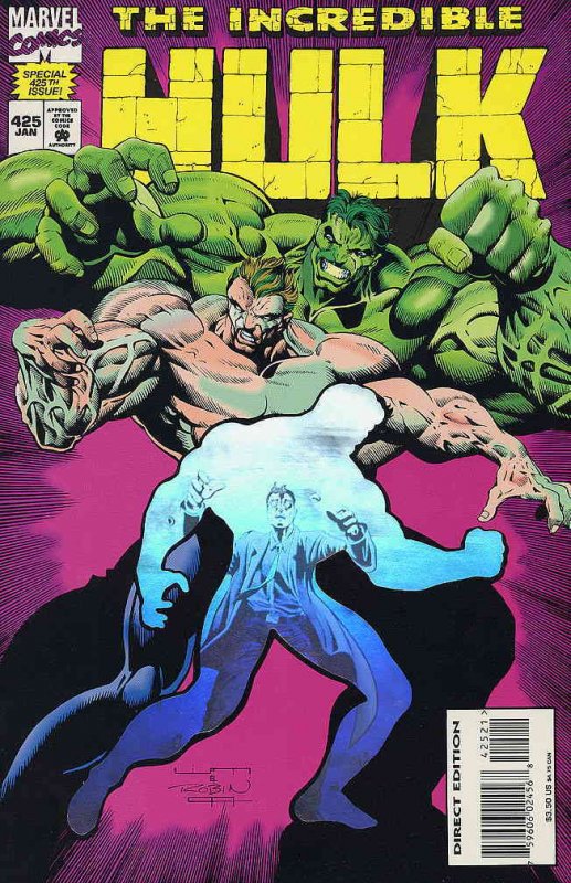 Incredible Hulk, The #425SC FN ; Marvel | Peter David hologram | Comic ...
