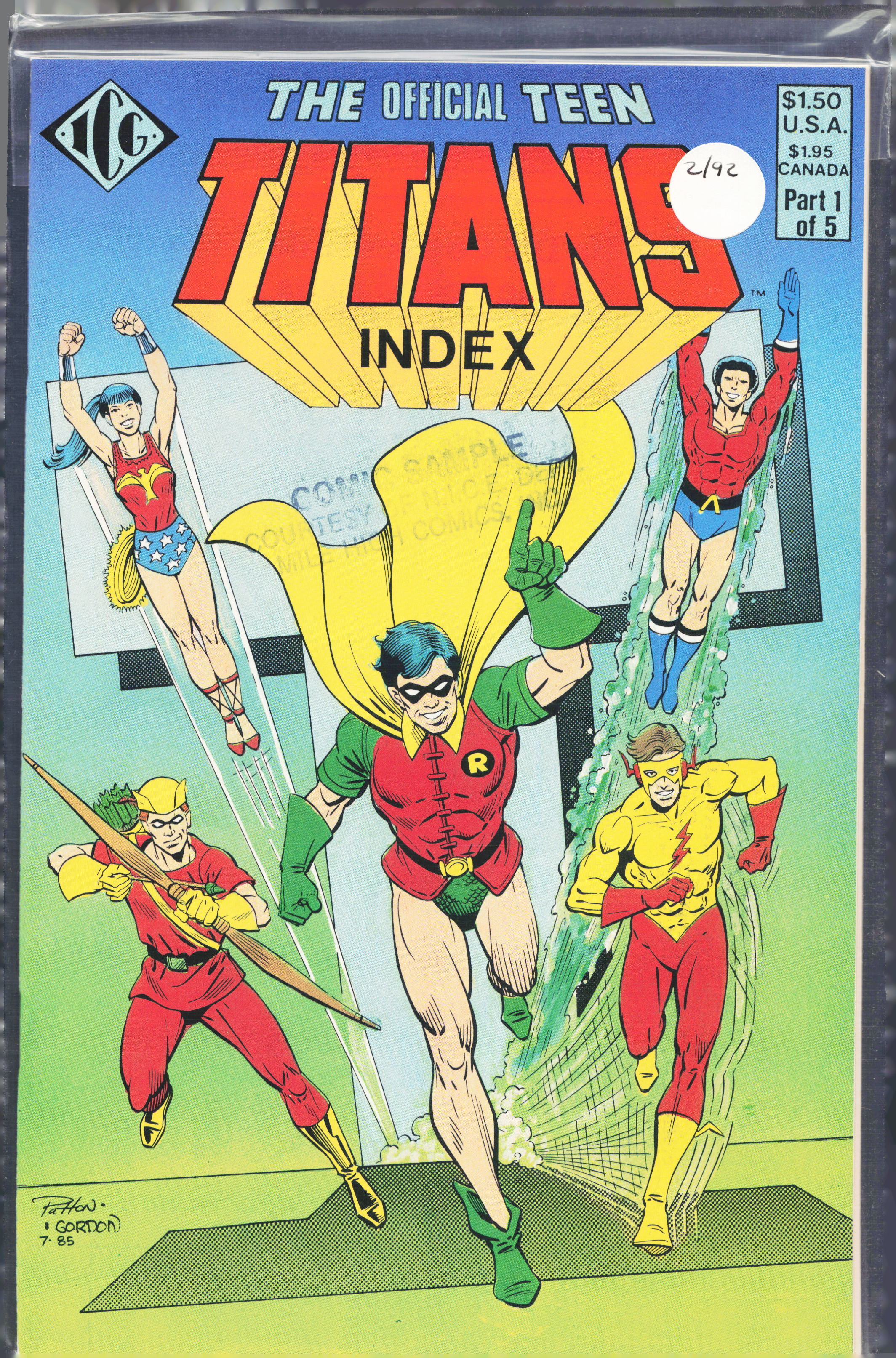 The Official Teen Titans Index #1 (1985) Teen Titans | Comic Books ...