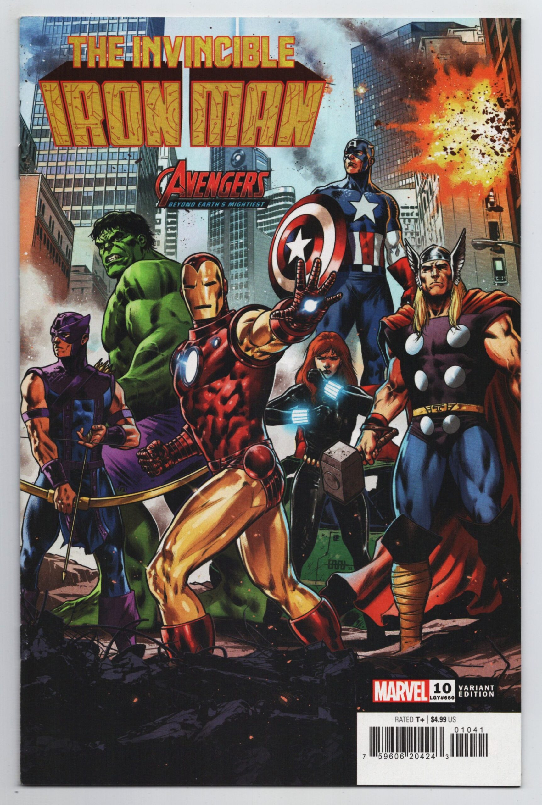 Invincible Iron Man #10 Cafu Avengers 60th Variant (Marvel, 2023) VF/NM ...