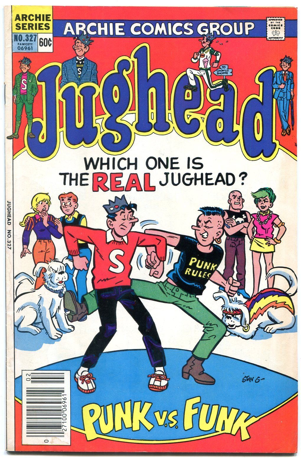 Jughead #327 1983- Jughead goes Punk story- Archie Comics FN | Comic ...