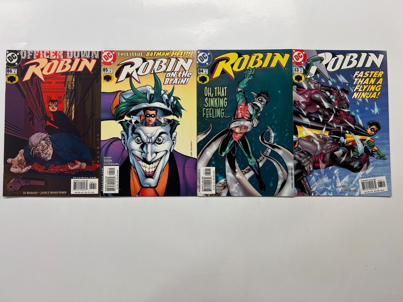 4 Robin DC Comic Books # 83 84 85 86 Superman Batman Flash Wonder Woman ...