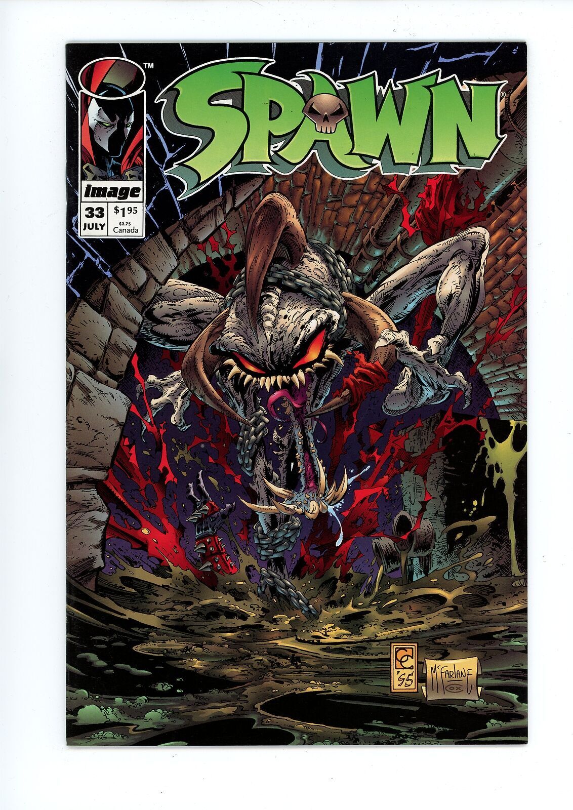 Spawn #33 Image Comics (1995) 1st Cameo Appearance of Freak ...