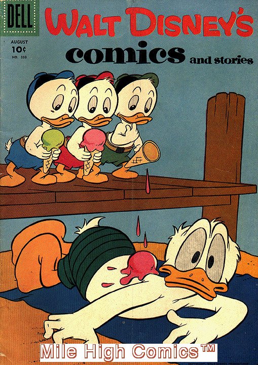 Walt Disneys Comics And Stories 1940 Series Dell 203 Very Good