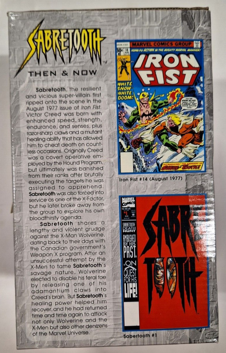 SABRETOOTH Marvel Mini Bust by Bowen Designs 5556/7000 | Comic ...