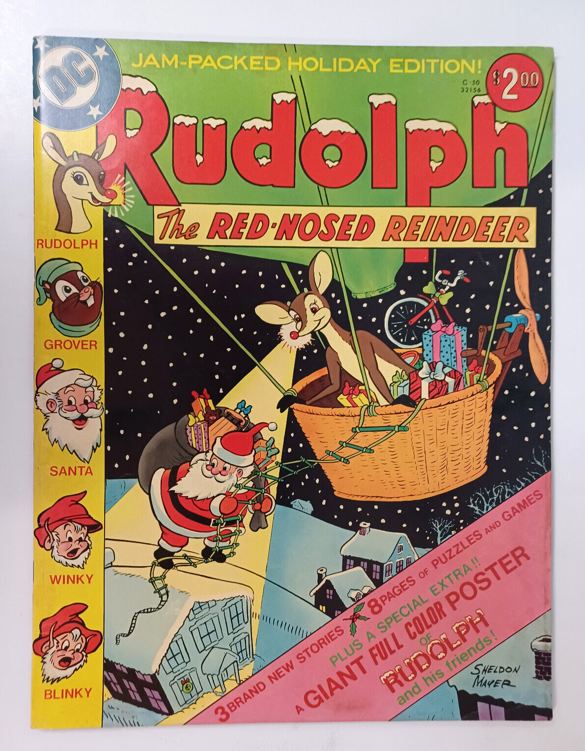 Rudolph the Red-Nosed Reindeer Treasury Edition C-50 w/Poster- 10x14 ...