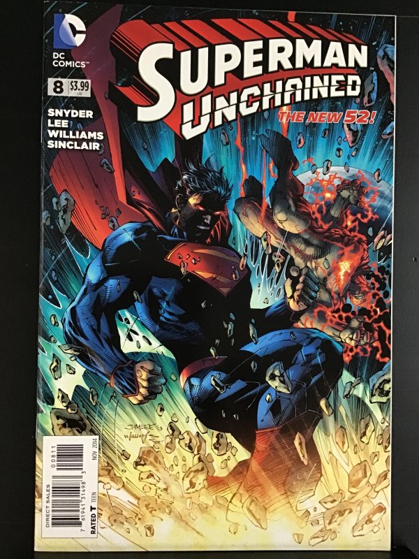 Superman Unchained 8 Dustin Nguyen Cover 2014 Comic Books Modern