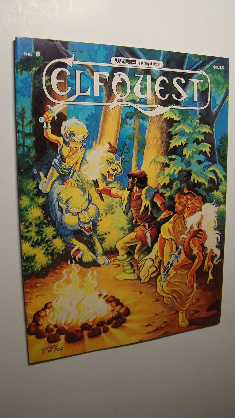 Elfquest 8 Rare *High Grade* Warp Graphics Wendy Pini ART 1.25 Cover | Comic Books - Bronze Age ...