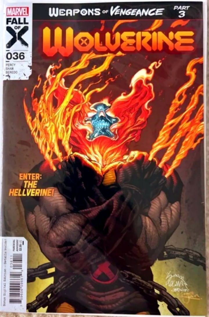 Wolverine #36 (2023) RED-HOT 1st APP of HELLVERINE/2 PK VARIANT/Xmen ...