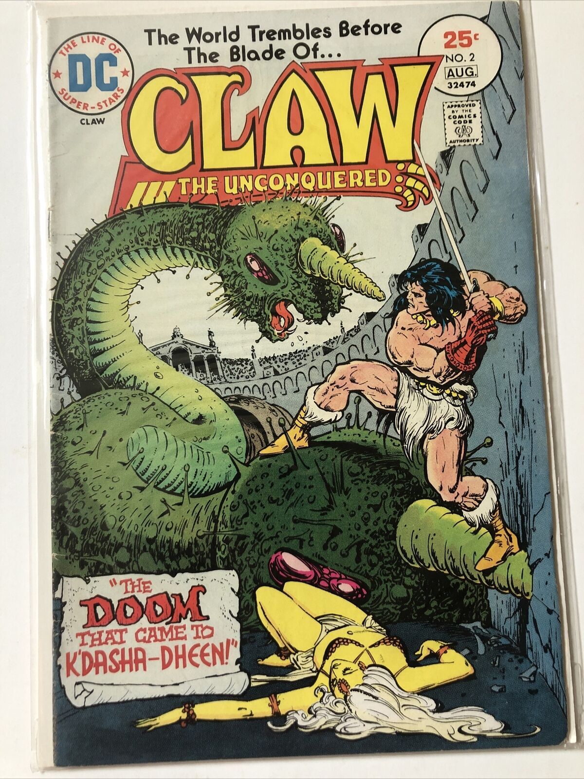 Lot Of 2 Dc Comics Bronze Age Kong The Untamed #1 + Claw The ...