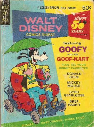 Walt Disney Comics Digest #43 FAIR ; Gold Key | low grade comic Goofy ...