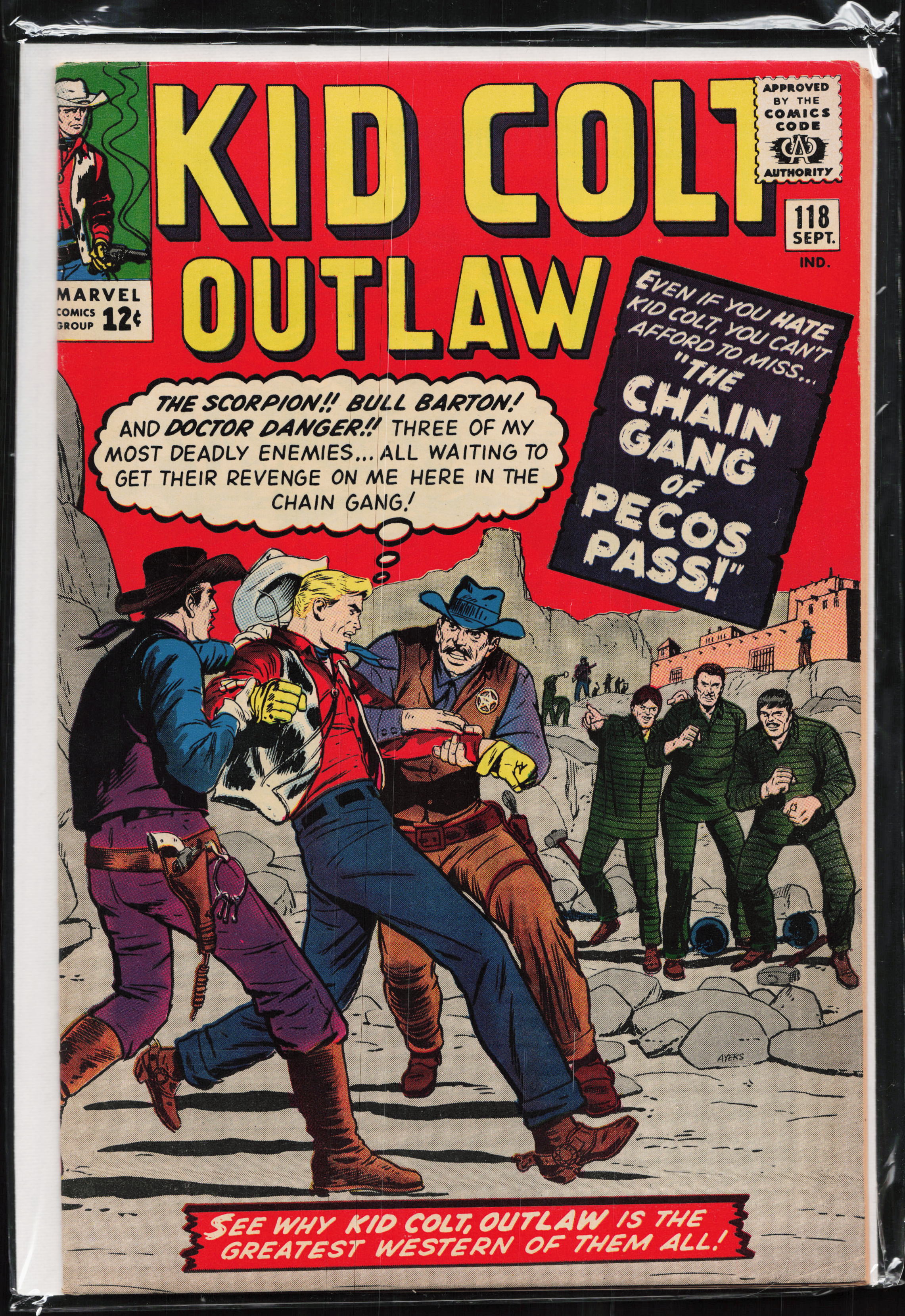 Kid Colt Outlaw #118 (1964) Kid Colt | Comic Books - Silver Age, Marvel ...