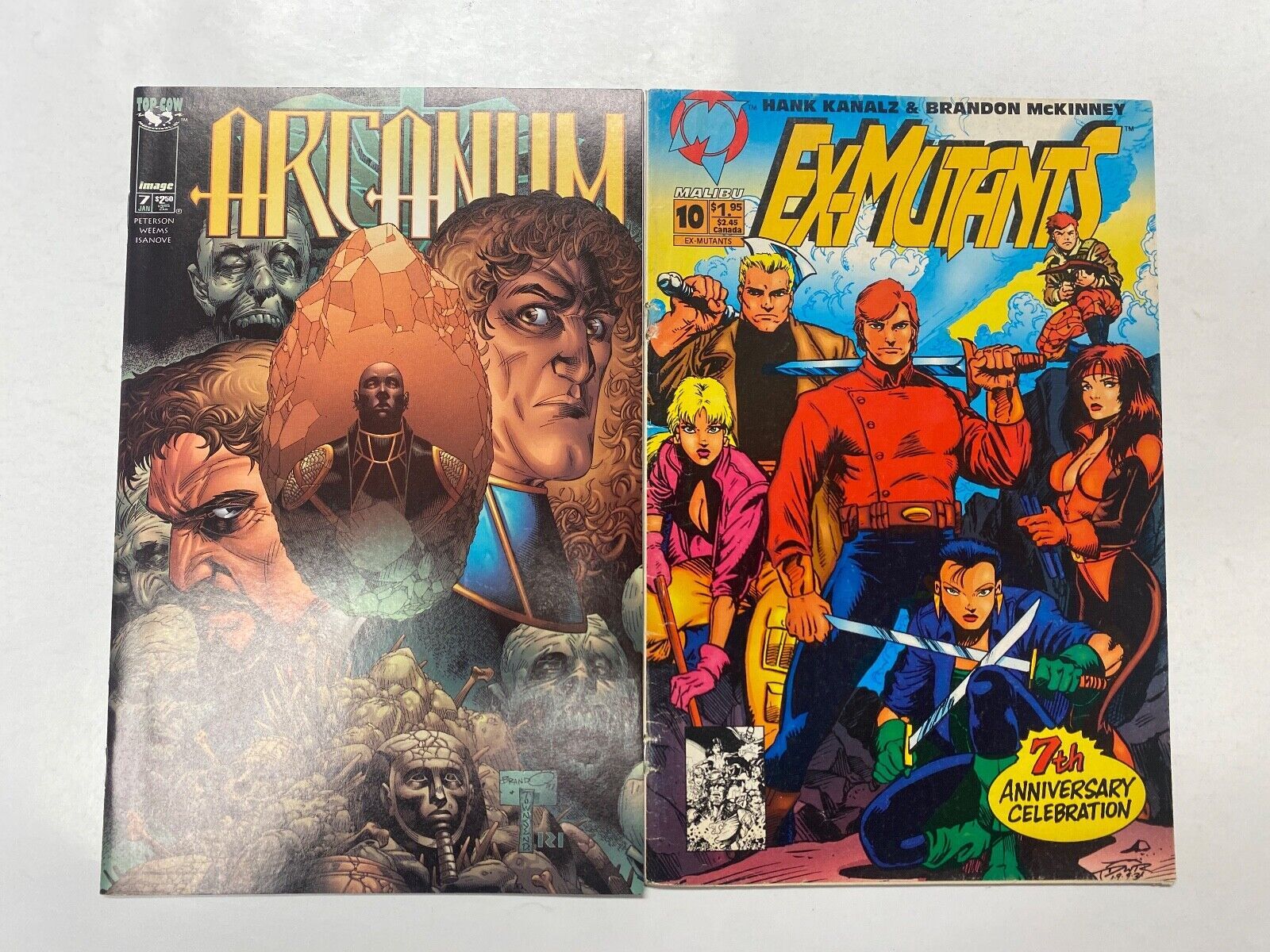4 VALIANT comic books Eternal #13 Divine #5 Arcanum #7 Ex-Mutants #10 89 KM13 | Comic Books ...